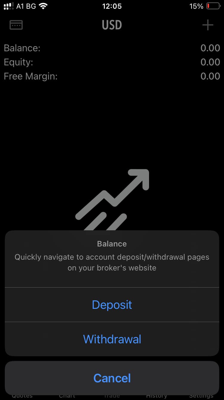 How to deposit and withdraw through the MT5 app? – Help Center